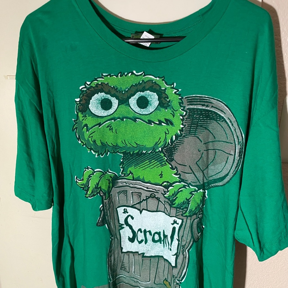 Vintage Oscar The Grouch Sesame Street T Shirt - Gem